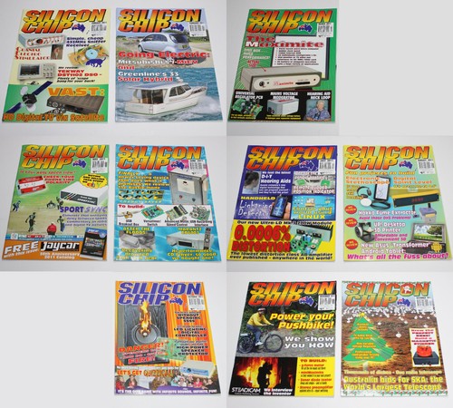 Silicon Chip Electronics Magazines (10 Issues from 2011) | eBay Australia