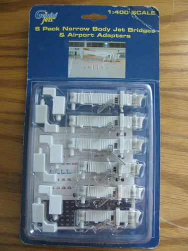 Gemini Jets 6 Pack Narrow Body Jet Bridges & Airport Adapters 1:400 ...