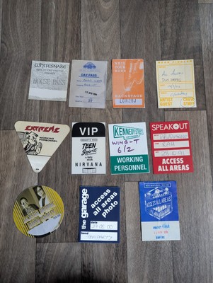 Bundle of VIP/AAA/Backstage Passes - Various Artists | eBay UK
