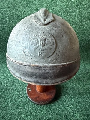 WWI FRENCH TANKER MODIFIED M15 HELMET | eBay