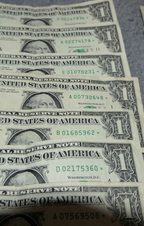 LOT of 12 US Banknotes STAR Bills Notes $1 $5 $20 CIRCULATED | eBay