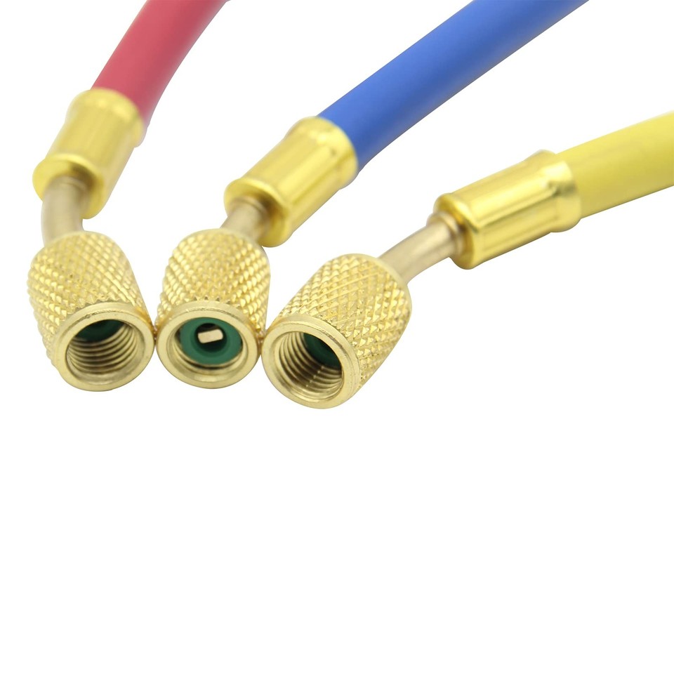 3Pcs Hvac Low Loss Fittings Set R134A R410A R22 R12 Ball Valve with ...