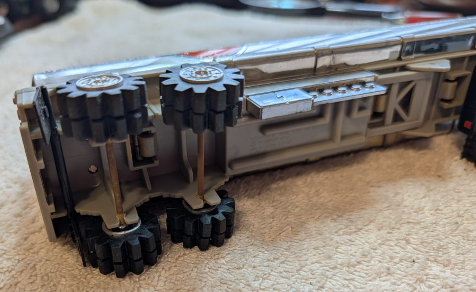 Rare Schaper Stomper Gulf Semi Truck & Trailer Road King Working Lights ...