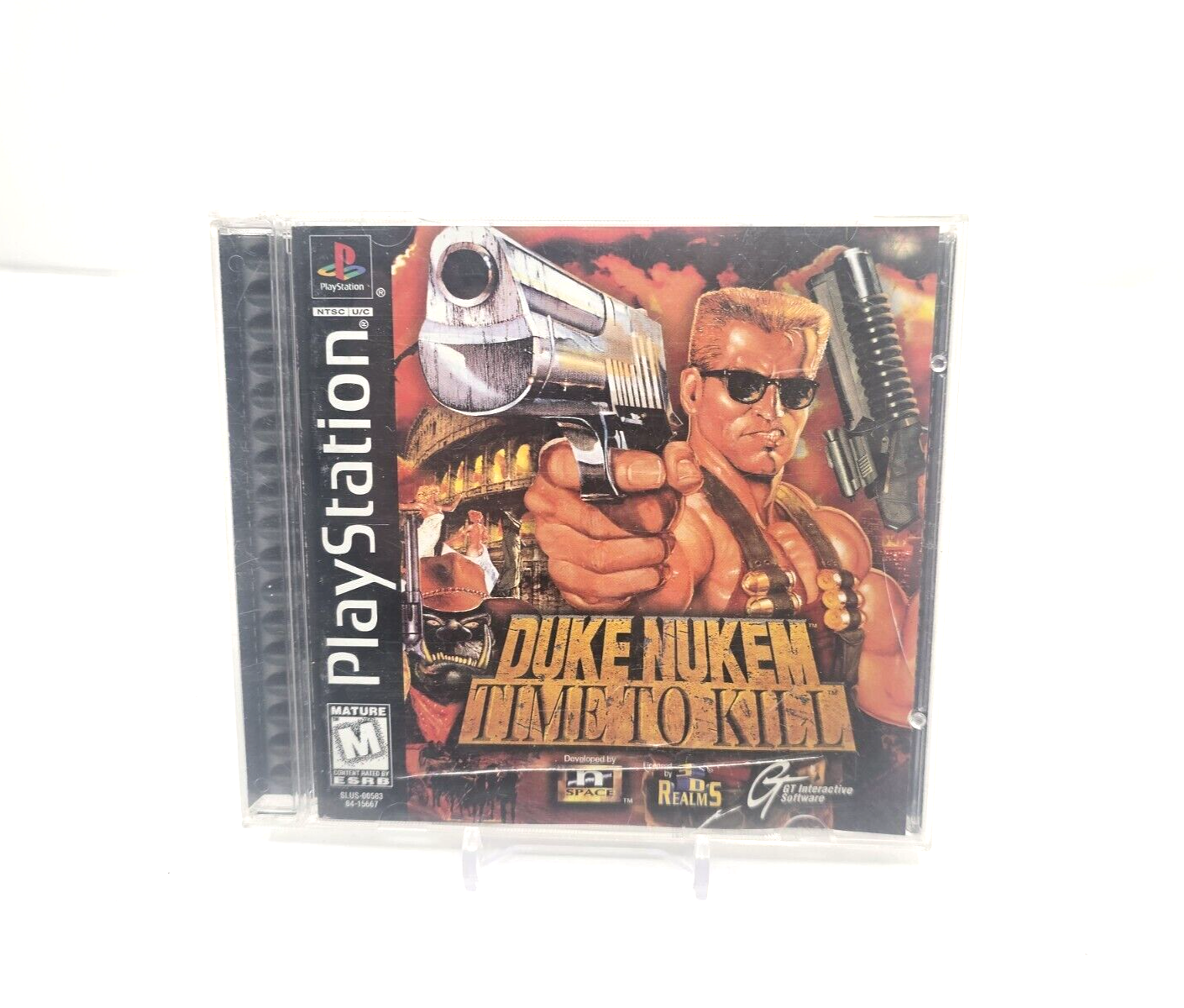 Duke Nukem: Time to Kill PS1 Sony PlayStation 1 1998 Black Label ...
