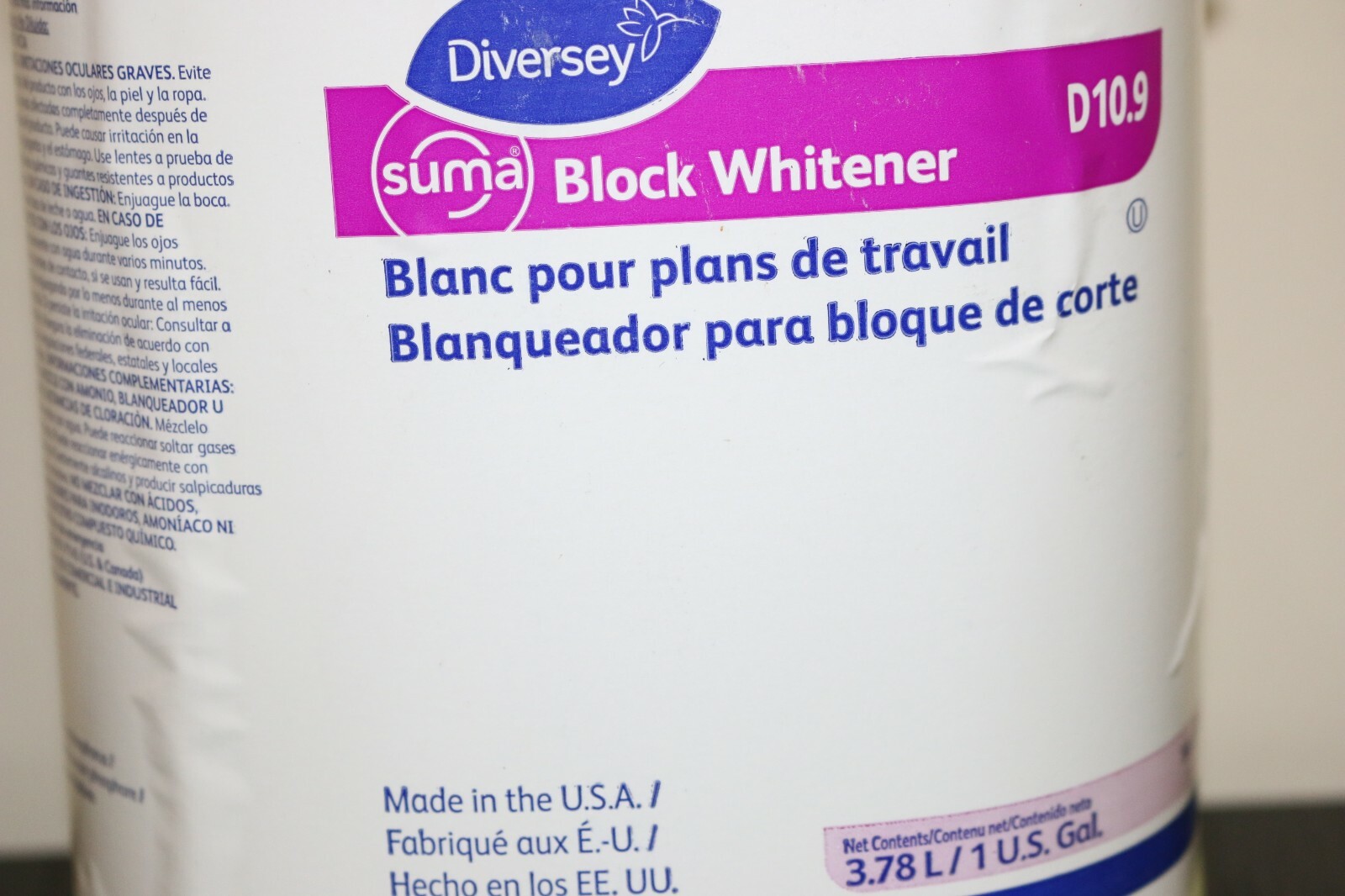Diversey+904404+Suma+Block+Whitener+1+Gallon+D10.9.+Yellow.+BRAND for ...