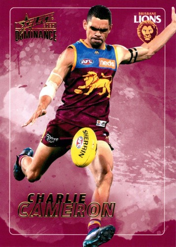 2020 BRISBANE LIONS AFL Card CHARLIE CAMERON Dominance | eBay Australia