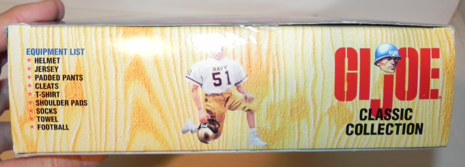 GI JOE CLASSIC COLLECTION ~ NAVY FOOTBALL LINEBACKER - NEW from 1998 ...