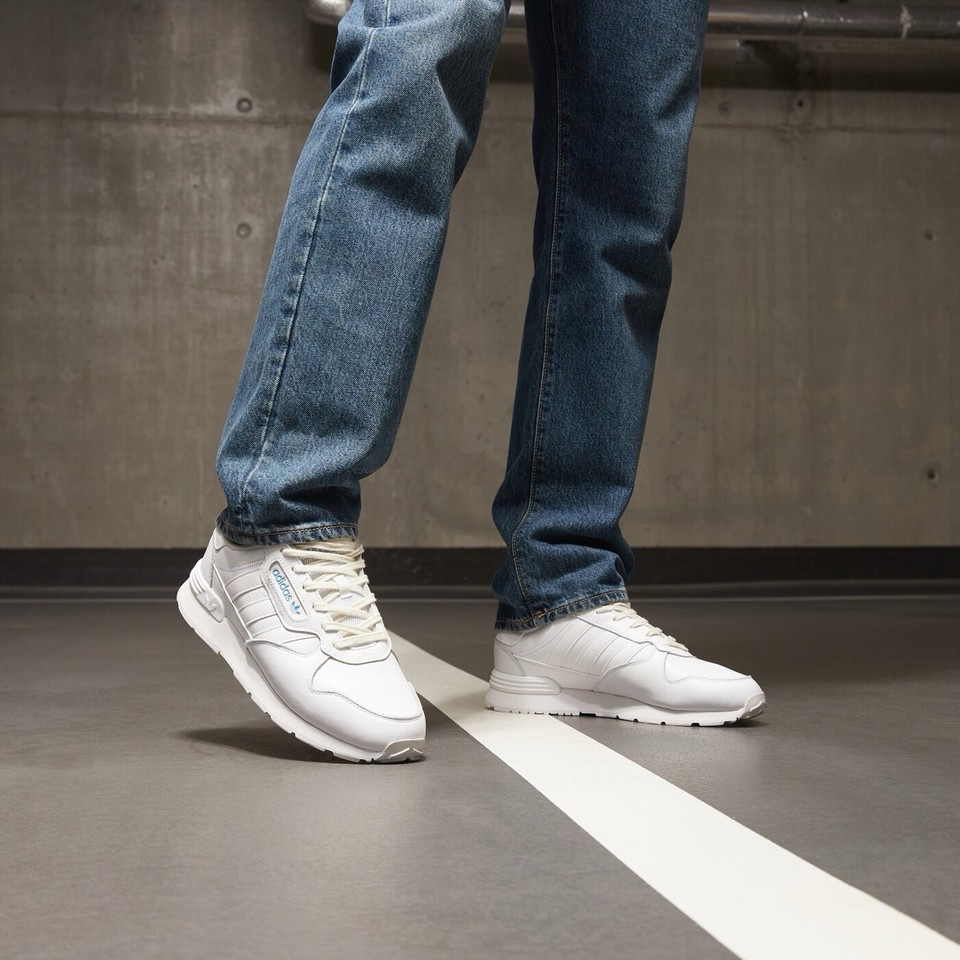 ADIDAS ORIGINALS TREZIOD 2 WHITE AND BLUE ID4613 MEN’S TRAINERS ...