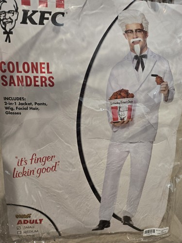 KFC Colonel Sanders Costume Adult Small | eBay