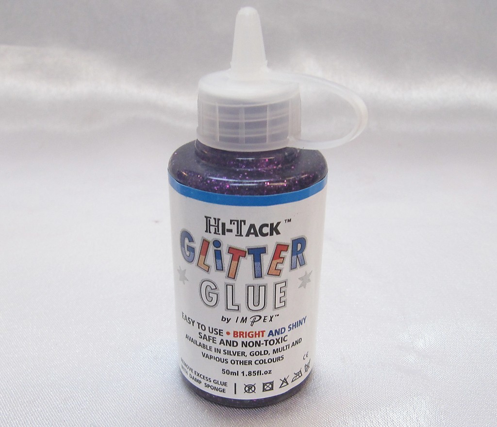 Hi Tack Glitter Glue 50ml Micro-Fine Choice Of Colour Red Blue Green ...