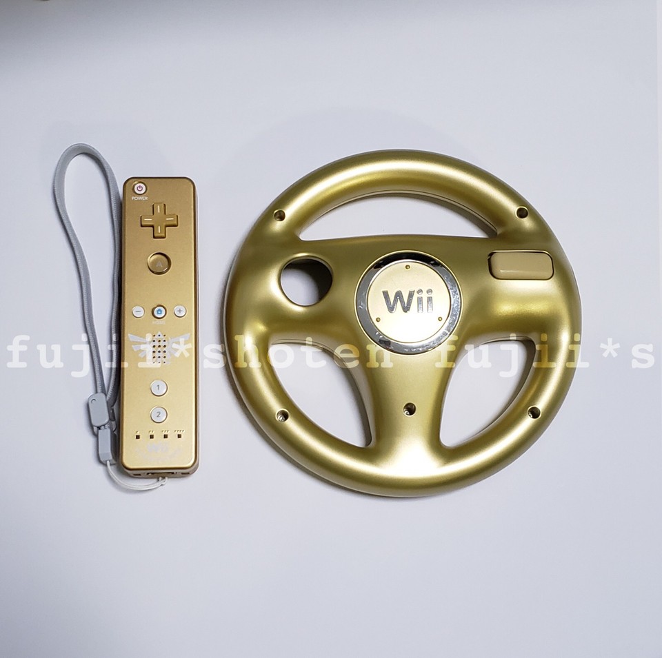 Club Nintendo Wii Zelda Golden Remote Classic Controller Nunchuck ...