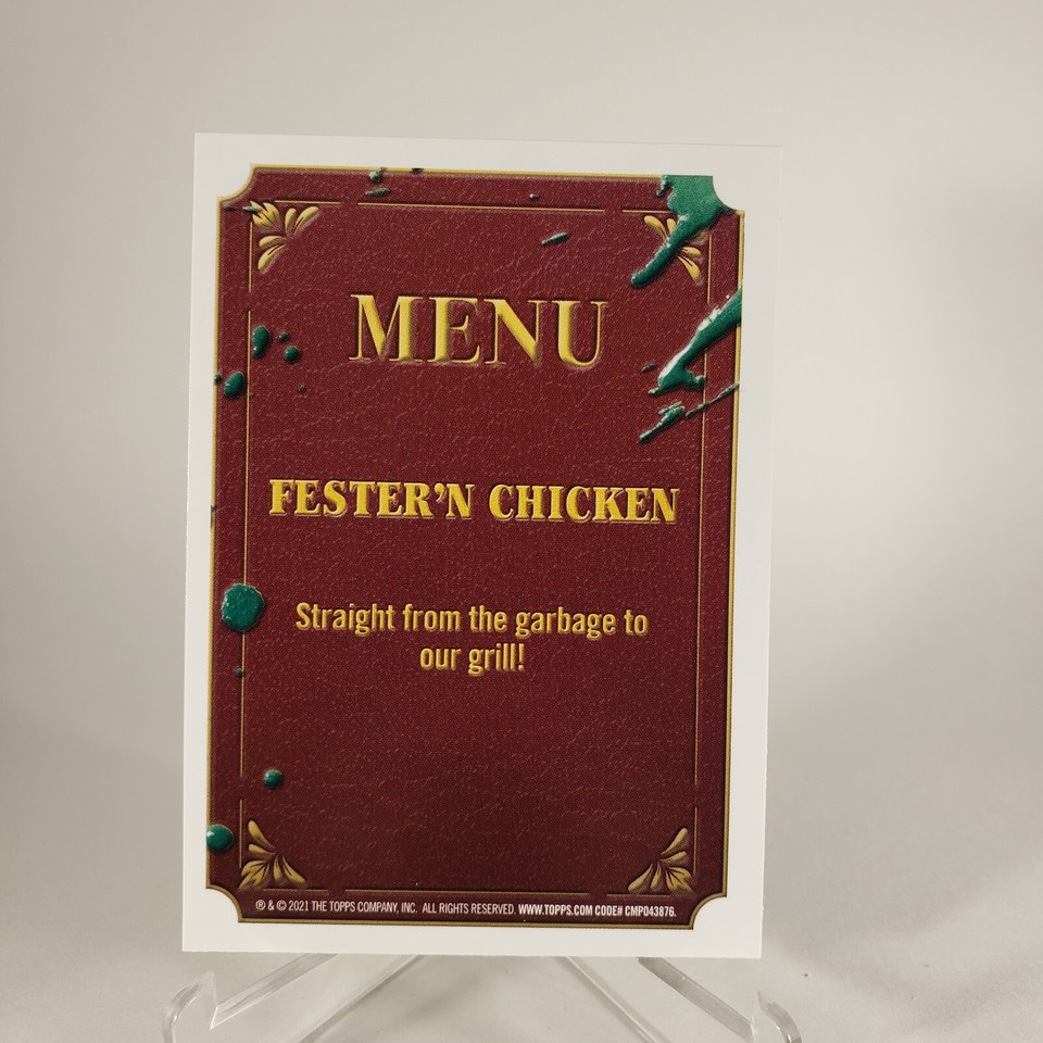 2021 Garbage Pail Kids Food Fight Base Booger Green #20a DECAY RAY | eBay