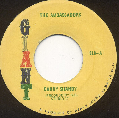 THE AMBASSADORS - DANDY SHANDY / VERSION - GIANT LBL VG+ 7" | eBay