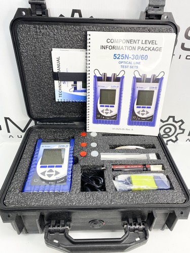 Tempo 525N-30 Fiber OLTS Test Kit 850/1300nm OPM Light Source Greenlee ...