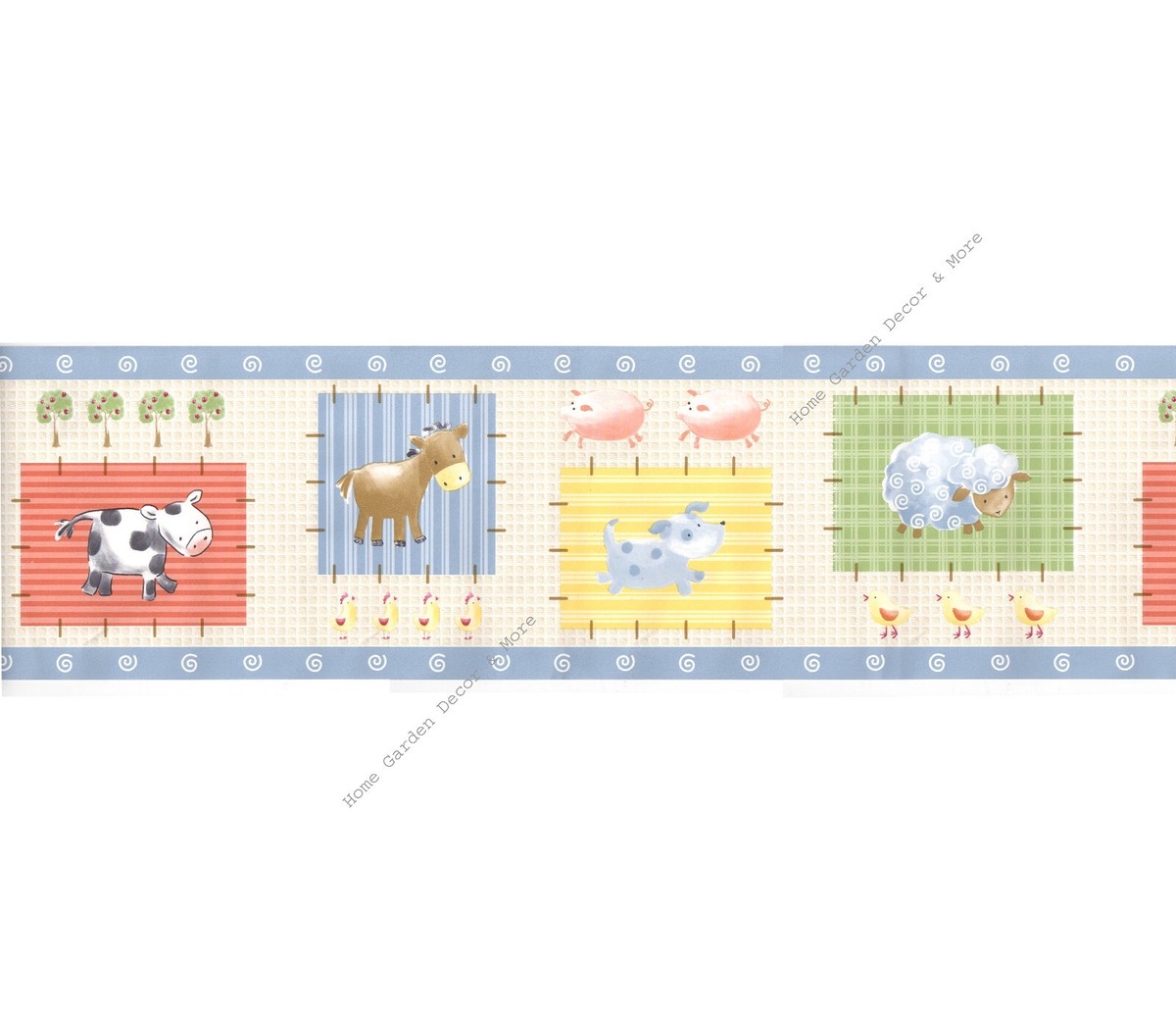 Farm Animals Wallpaper Border Farm Animal Border