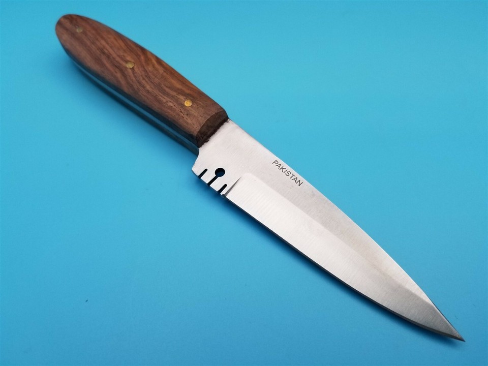 Patch Knife Fixed Blade Full Tang Wood Handle Drop Point 3.5" | eBay
