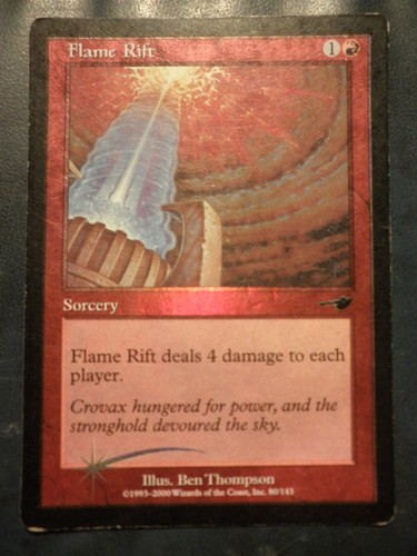 mtg magic flame rift FOIL ENGLISH NEMESIS ride de flammes | eBay