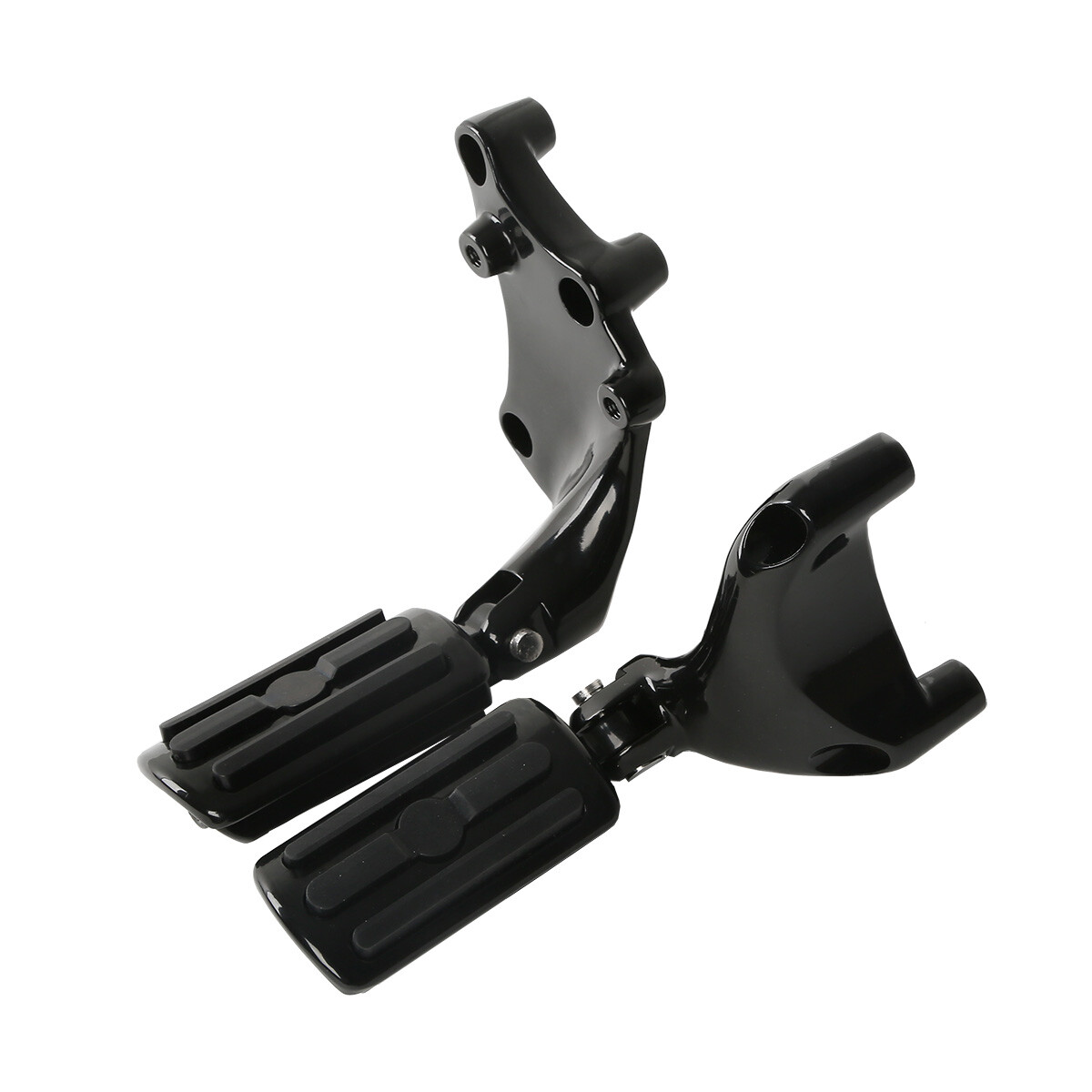 Footpegs Foot Rests w/ Mount Brackets Fit For Harley Sportster XL883 ...