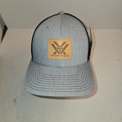 Vortex Patch Snapback Mesh Back Trucker Hat Gray One Size Adjustable | eBay