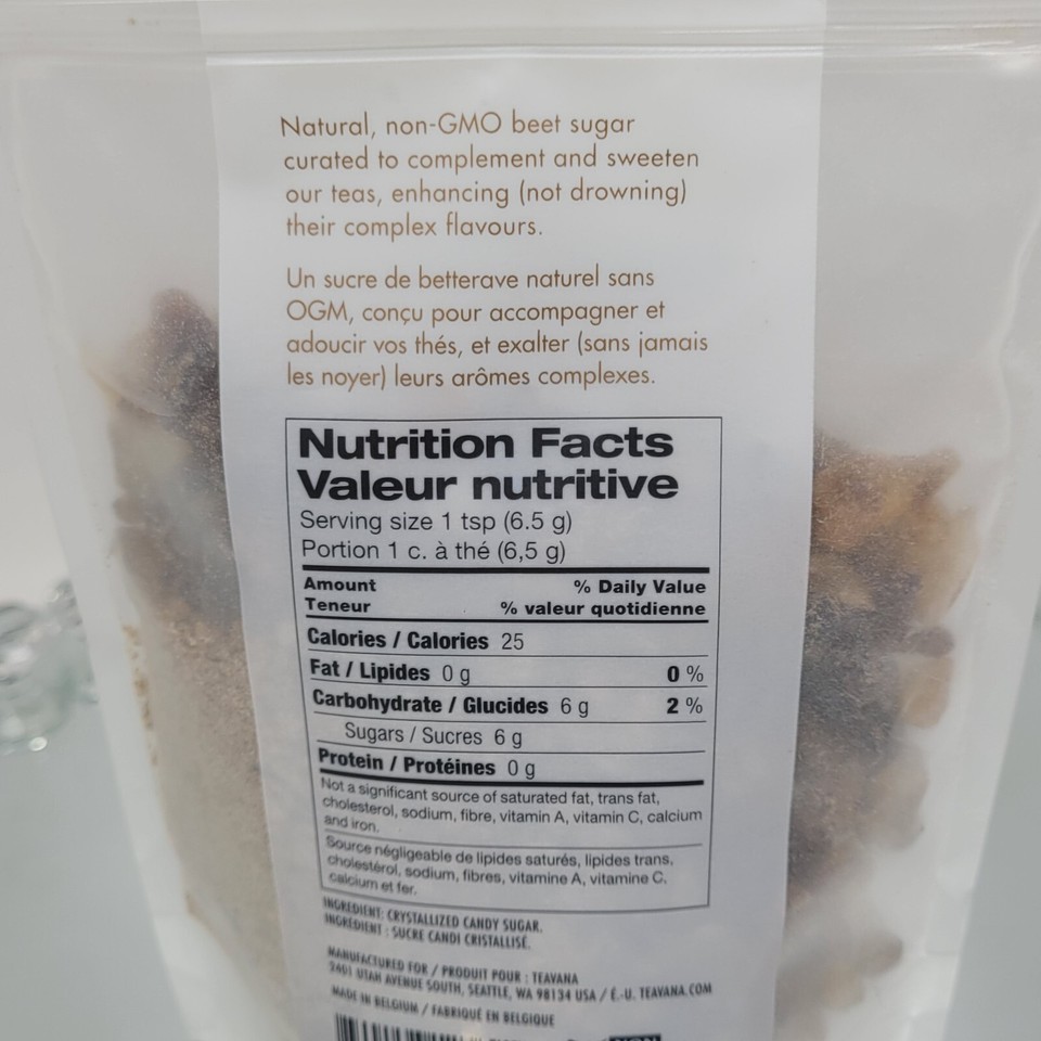 TEAVANA 8oz Belgian Rock Sugar 1/2 Lb SEALED NEW Old Stock. | eBay