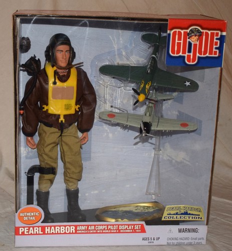 GI Joe Pearl Harbor Army Air Corps Pilot Display Set - NEW - Hasbro ...
