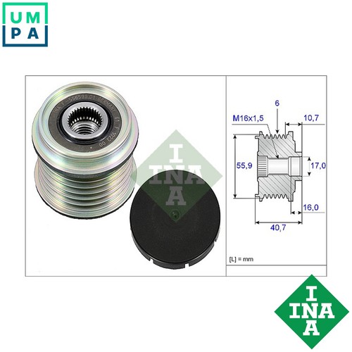 ALTERNATOR FREEWHEEL CLUTCH 535 0028 10 FOR MITSUBISHI SPACE/STAR/MPV ...