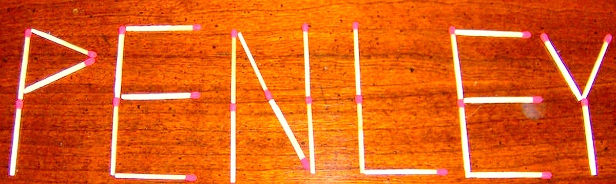 10 Small strike on box PENLEY Penny MATCHES wood pocket Match for CIGAR ...