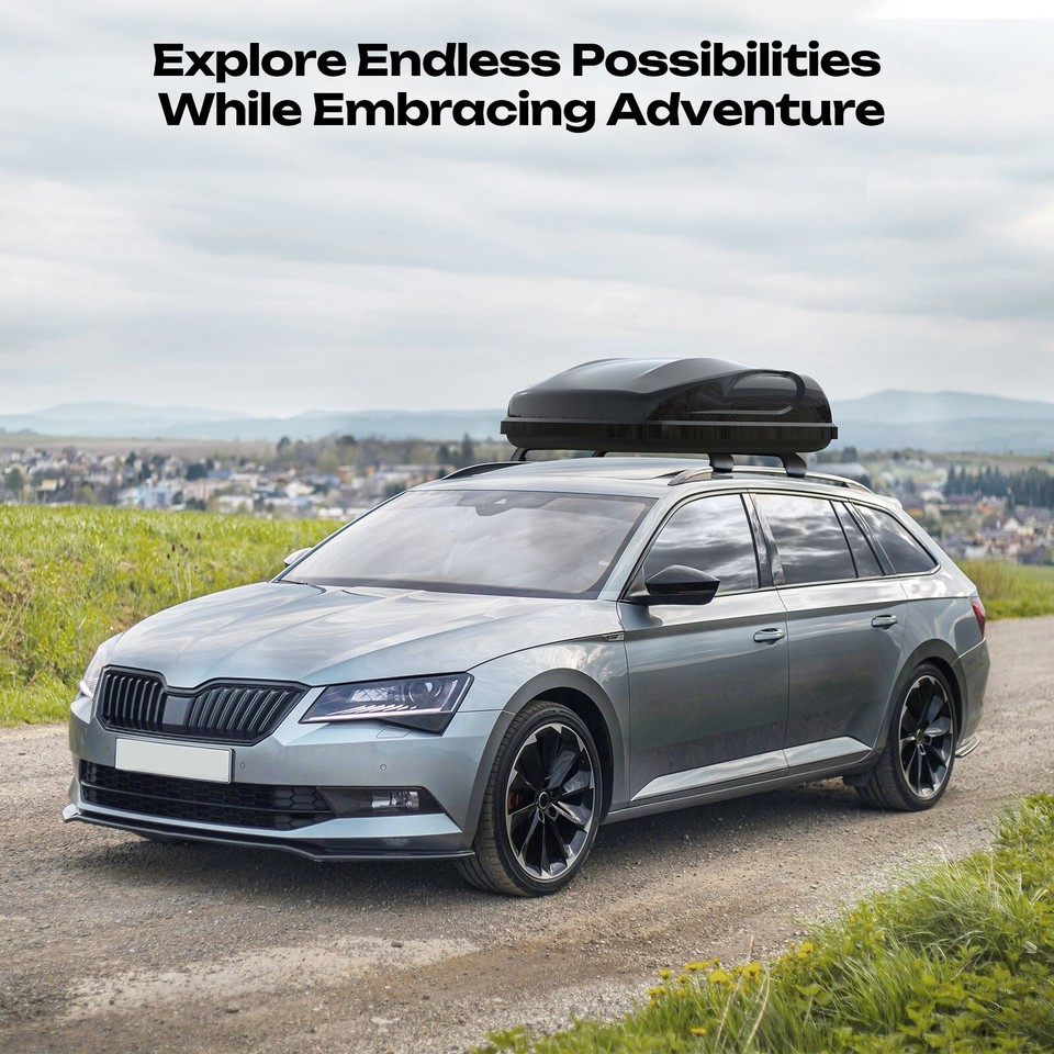 Waterproof Rooftop Cargo Box Car Top Cargo Carrier Roof Mount Storage ...