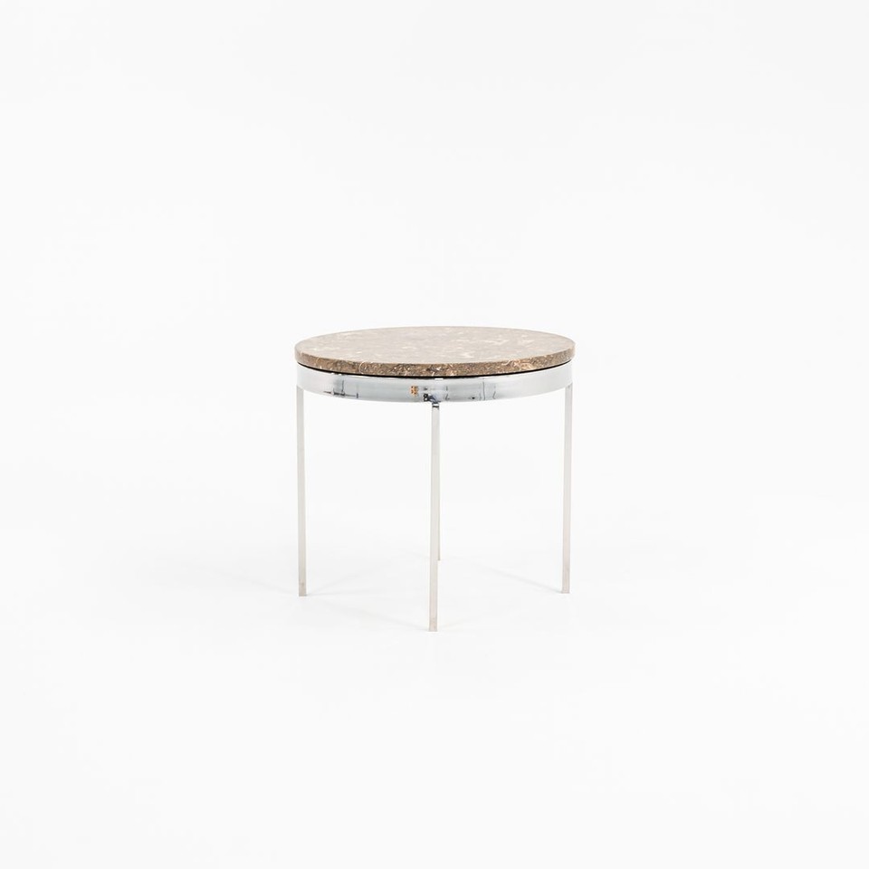1960s Davis Allen & Gordon Bunshaft SOM Designs Side Table Stainless ...