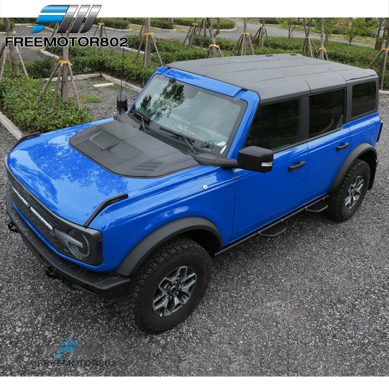 Fits 21-26 Ford Bronco 2DR 4DR ABS Front Hood Bonnet Scoop Cover ...