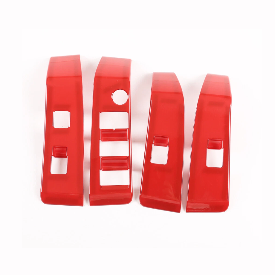 For Toyota Tacoma 2016-2023 ABS Red Window Lift Button Switch Panel ...