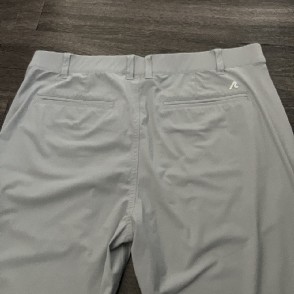 Redvanly Pants Joggers Halliday Mens MED Light Gray Grey Stretch ...