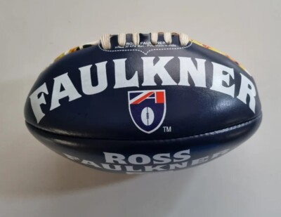 Carlton The Blues Ross Faulkner football AFL mini footy ball | eBay
