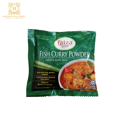 FAIZA Fish Curry Powder Spices (Serbuk Kari Ikan) 25gm - Halal ...