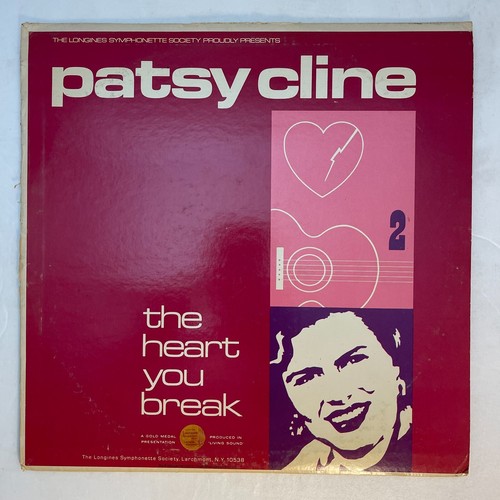 Patsy Cline ‎– The Heart You Break Vinyl, LP Longines Symphonette ...