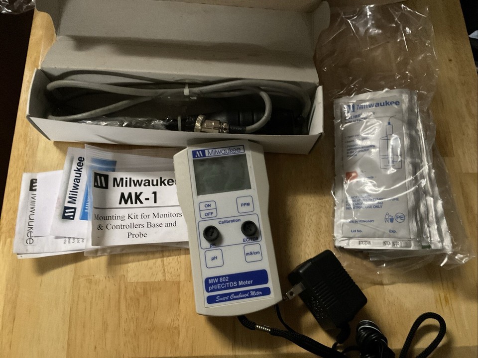 Milwaukee Instruments MW802 Economy combination pH-EC-TDS 810666003822 ...