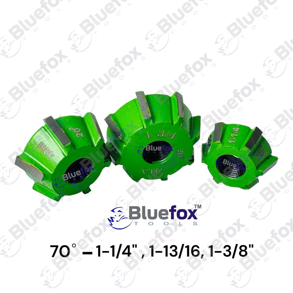 Large Carbide Mounted Valve Seat Cutter Set 30 45 70 (20 Degrees ...