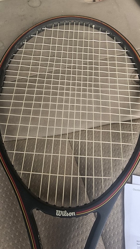 Wilson Pro Staff MidSize 4 1/2 L4 PWS Tennis Racquet Graphite Made With ...
