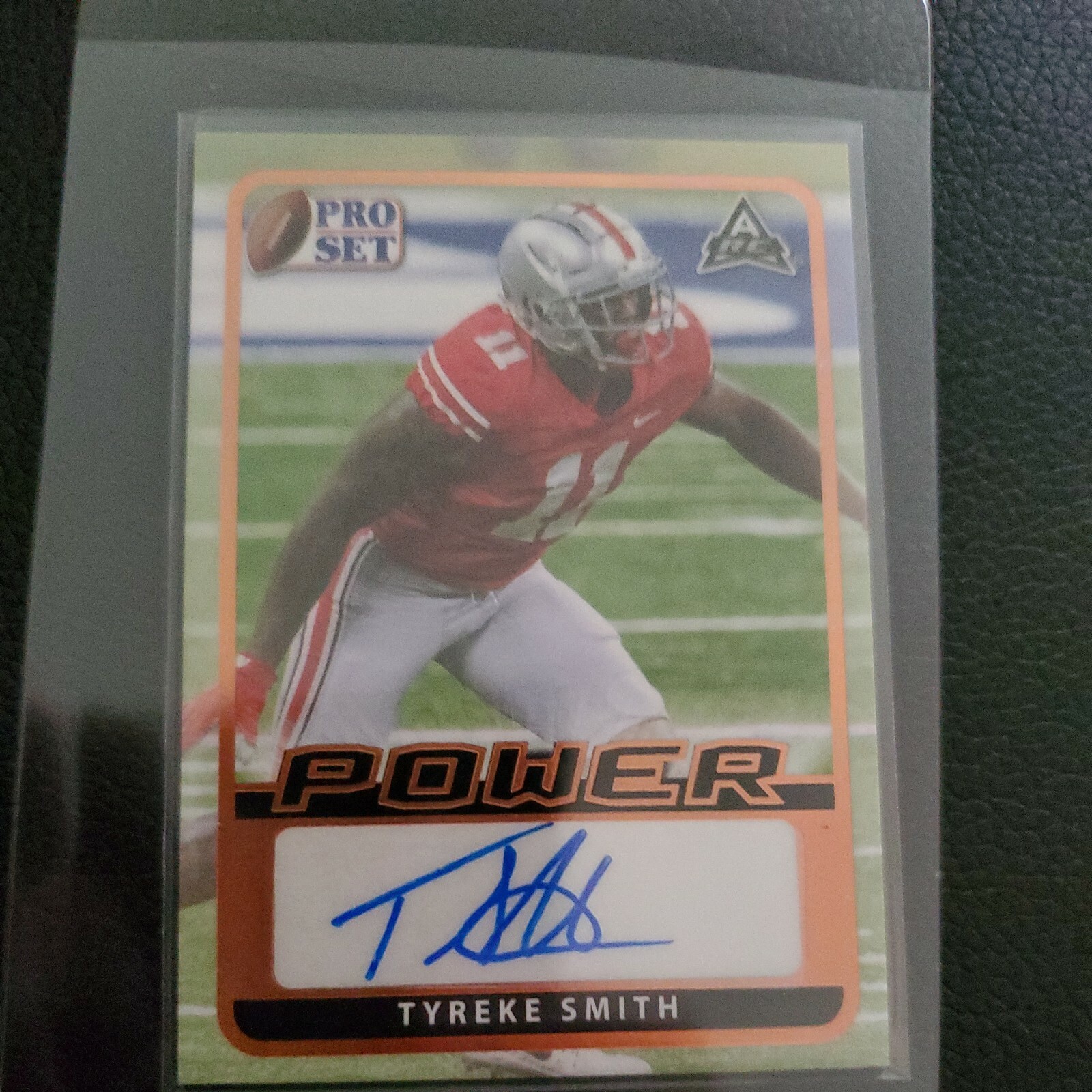 TYREKE SMITH 2021 LEAF PRO SET POWER RC ROOKIE AUTO OHIO STATE BUCKEYES ...