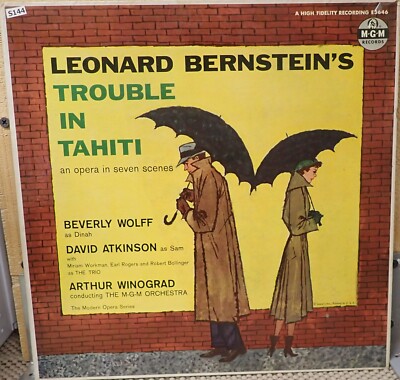 Trouble In Tahiti - Words and Music by Leonard Bernstein - MGM 1958 | eBay
