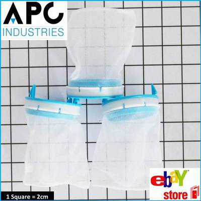 3x GENUINE SIMPSON WESTINGHOUSE WASHING MACHINE LINT FILTER 0564257398 ...