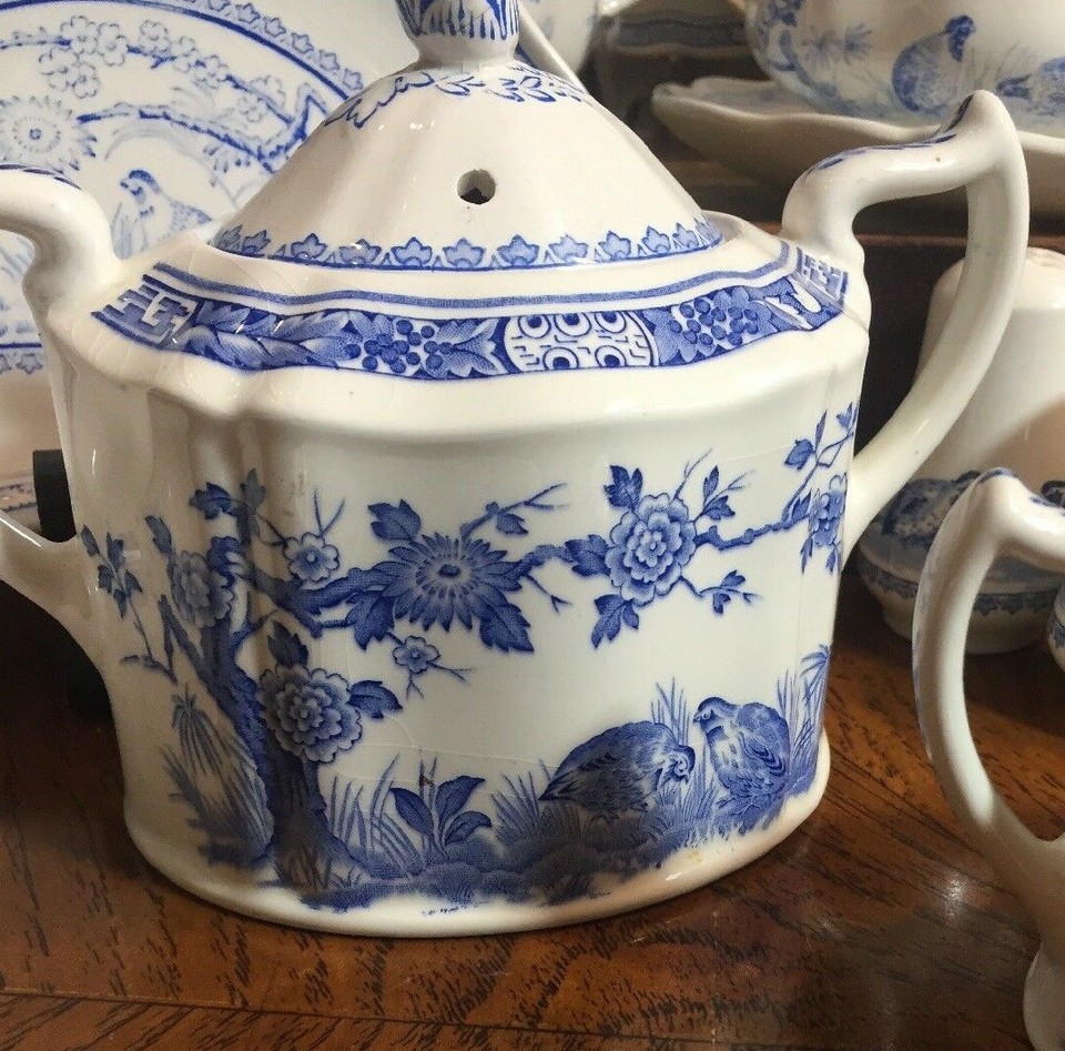 Furnivals Quail Blue England Dishes Various Items Dinnerware & Serving ...