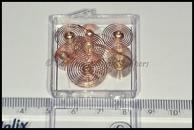 10 x Assorted Clock Hairsprings Alarm Wall Spares Parts Repair Service ...