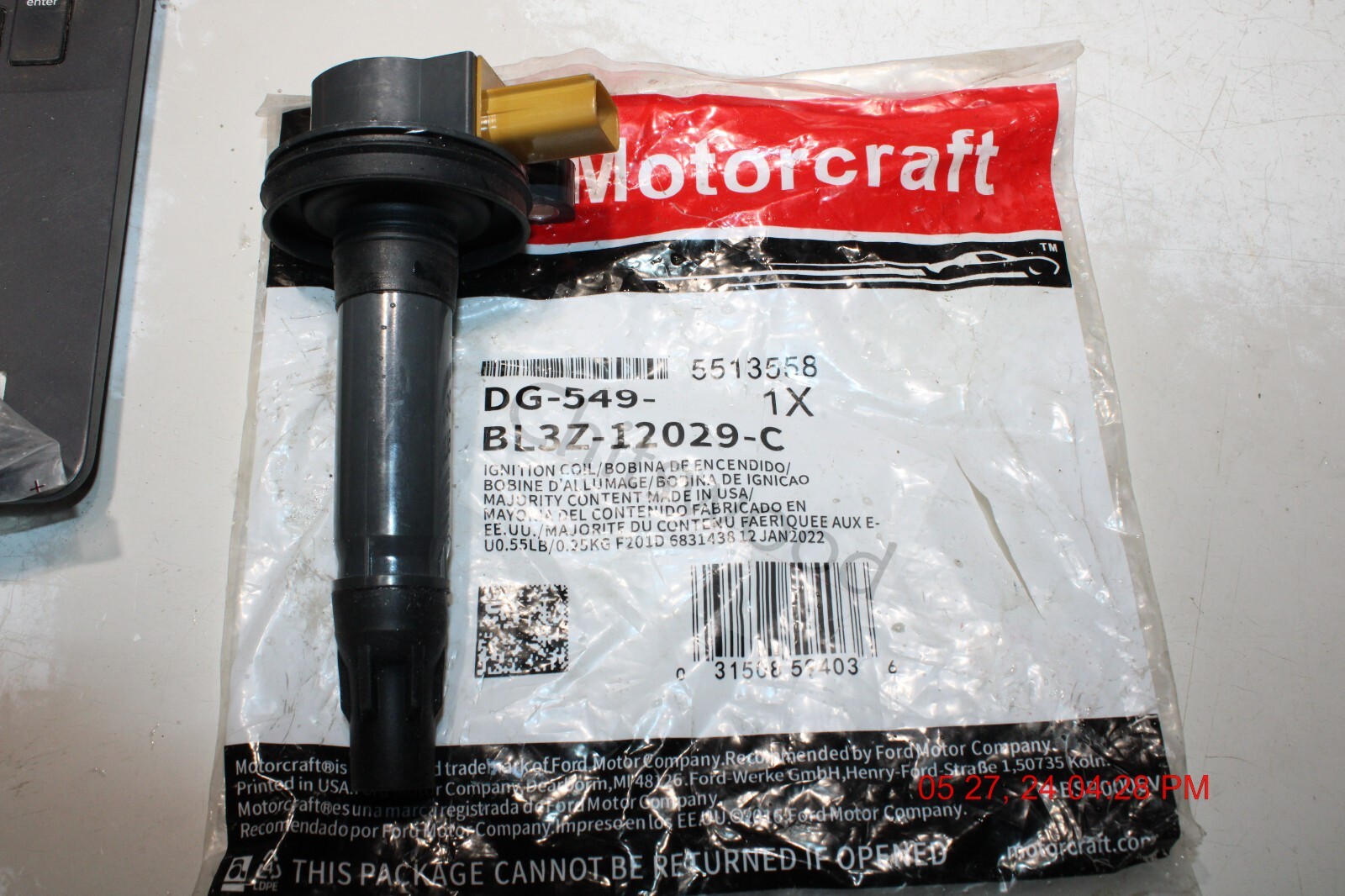 Ford Motorcraft Dg549 Ignition Coil and Spark Plugs for sale online | eBay