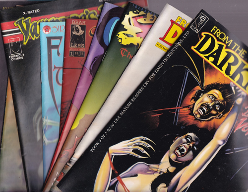 10 Underground 1990s Vampire Adult Comics - FROM THE DARKNESS, CARMILLA ...