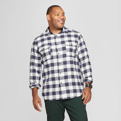 Goodfellow & Co™ ~ Plaid ~ SMALL ~ Standard Fit ~ Long Sleeve ~ Flannel ...