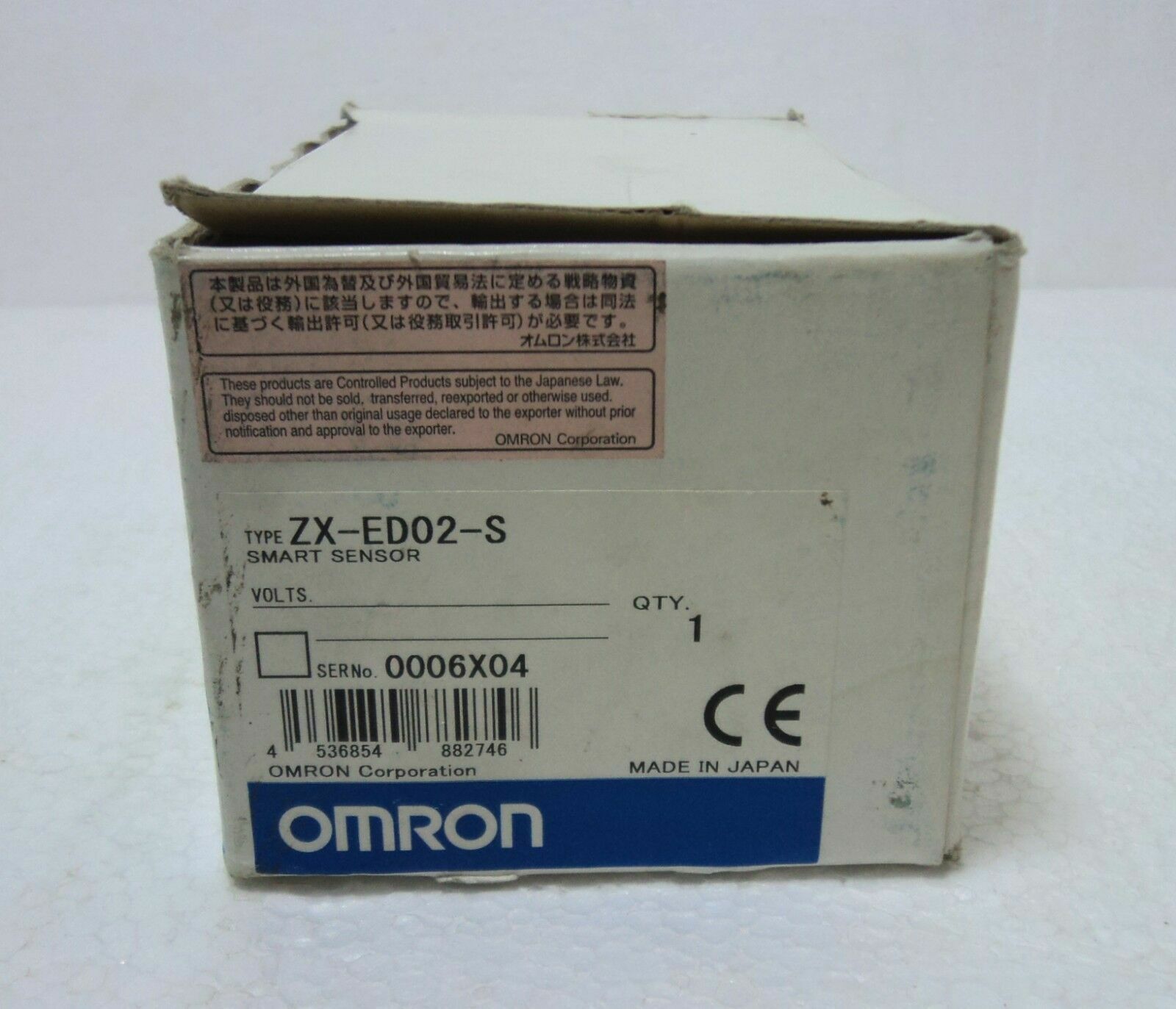 OMRON ZX-ED02-S SMART SENSOR ZX-ED02S | eBay