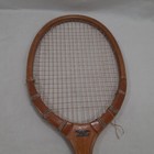 VINTAGE Harry C Lee & Co New York The Bat Wood Tennis Racquet and Wood ...