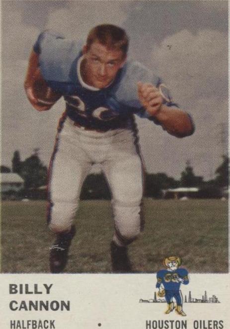 1961 Fleer Billy Cannon #171 for sale | eBay
