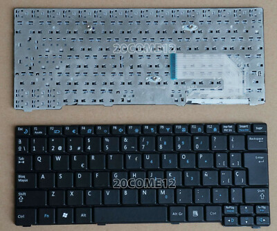 New For Samsung N158 NP158 N145 N128 NB20 NB30 Keyboard SP Spanish ...